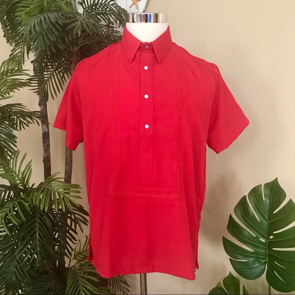 Shirts | Salered Embroidered Polo Barong Tagalog Made Of Hugo Fabric ...